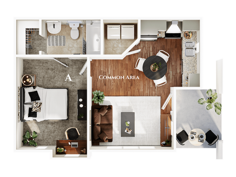 Floor Plans | UNCC Apartments for Rent | Arcadia