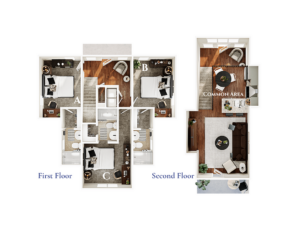 Floor Plans | Student Living Charlotte NC | Arcadia